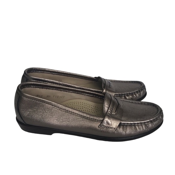 SAS | Shoes | Sas Size 75 Gun Metal Color Penny Loafer Tripad Comfort ...